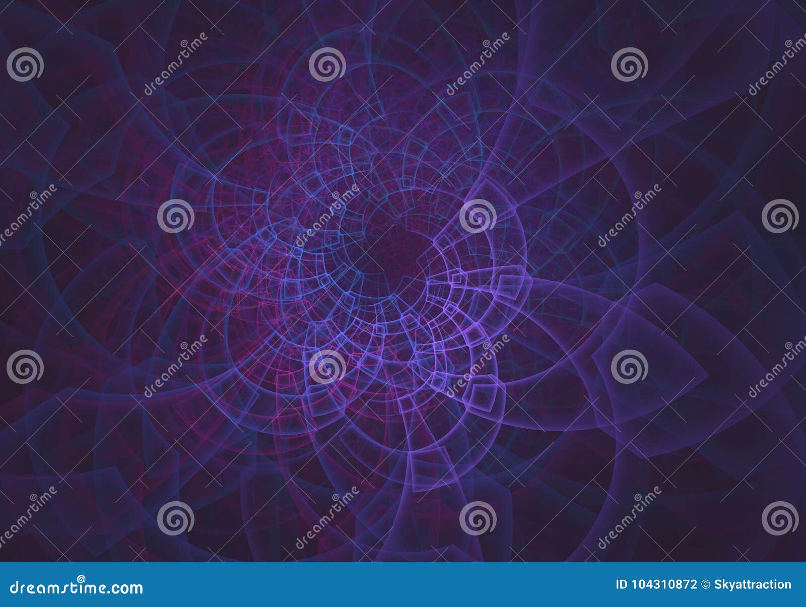 Complex Ornamental Flower Abstract Background Stock Illustration ...