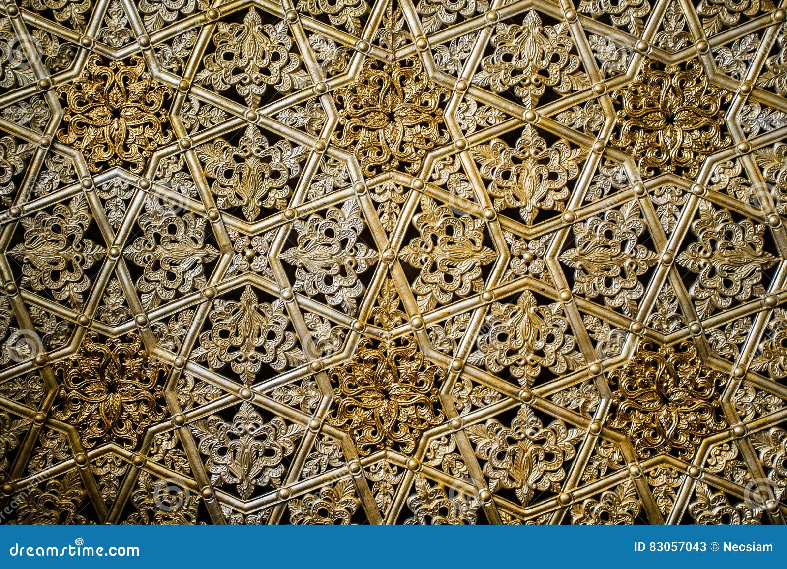 The Complex Pattern on Ceramic Tile Stock Image - Image of element ...