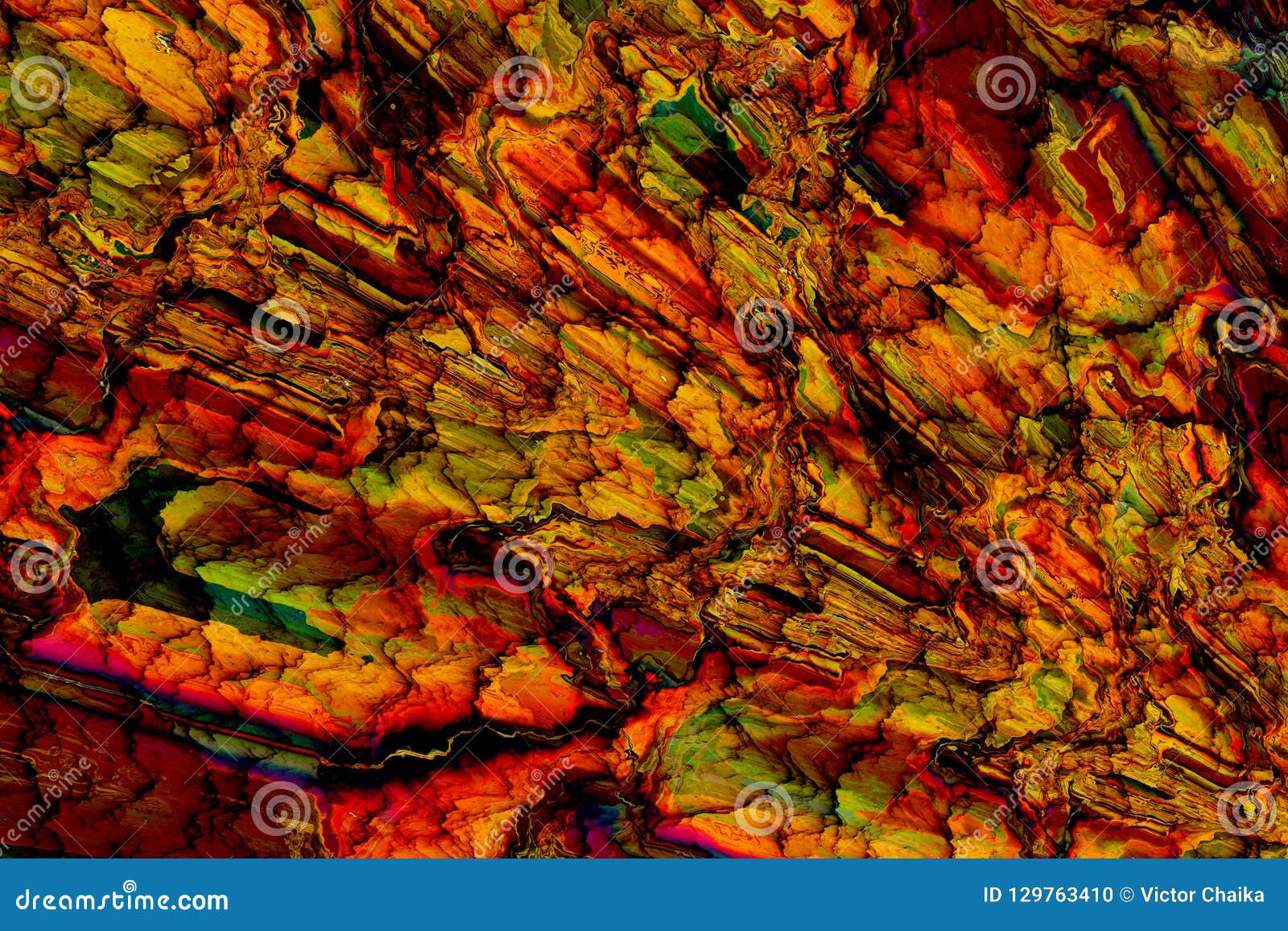 The Complex Pattern Of Cracks And Protrusions Of The Rocky Surface ...