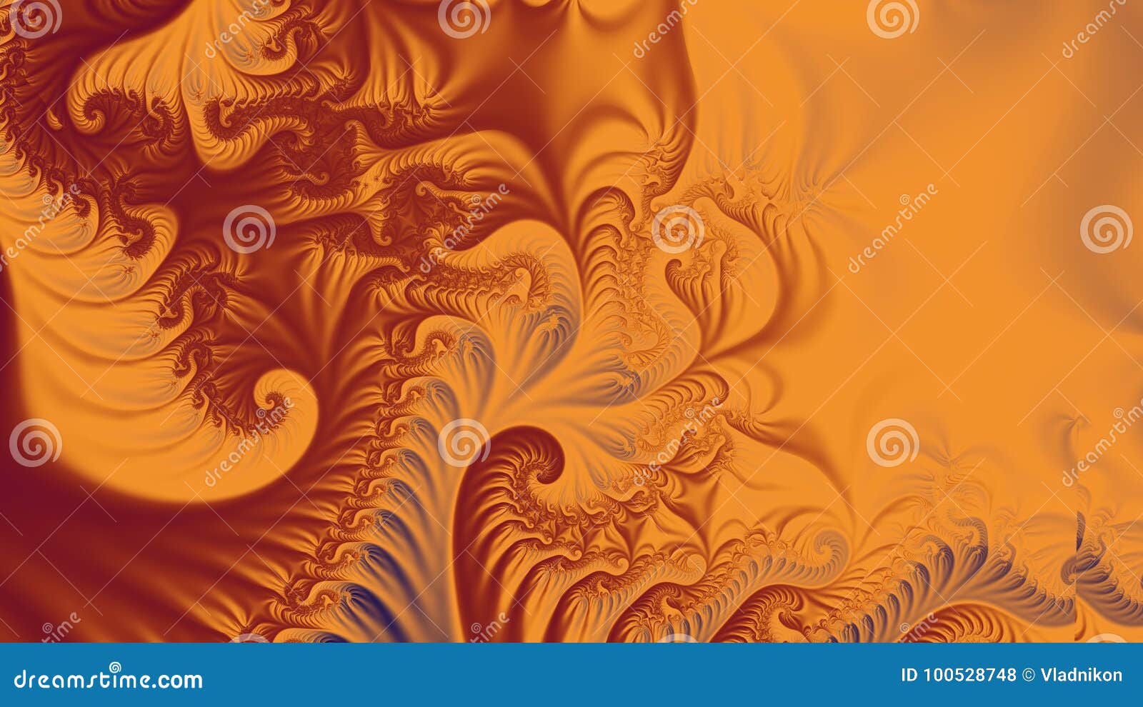 Complex pattern of curls. stock illustration. Illustration of abstract ...