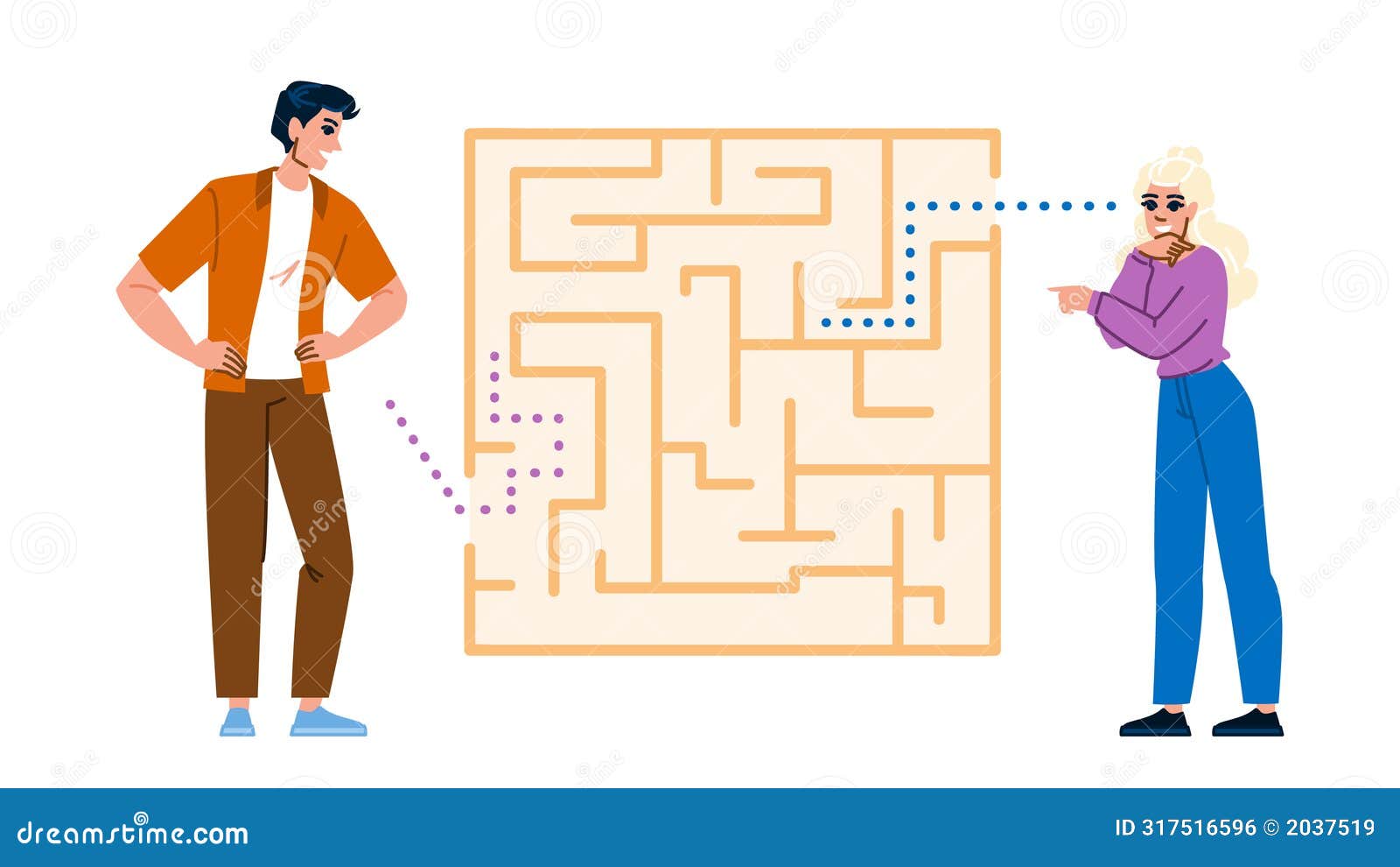 Complex Problem Solving Vector Stock Illustration - Illustration of ...