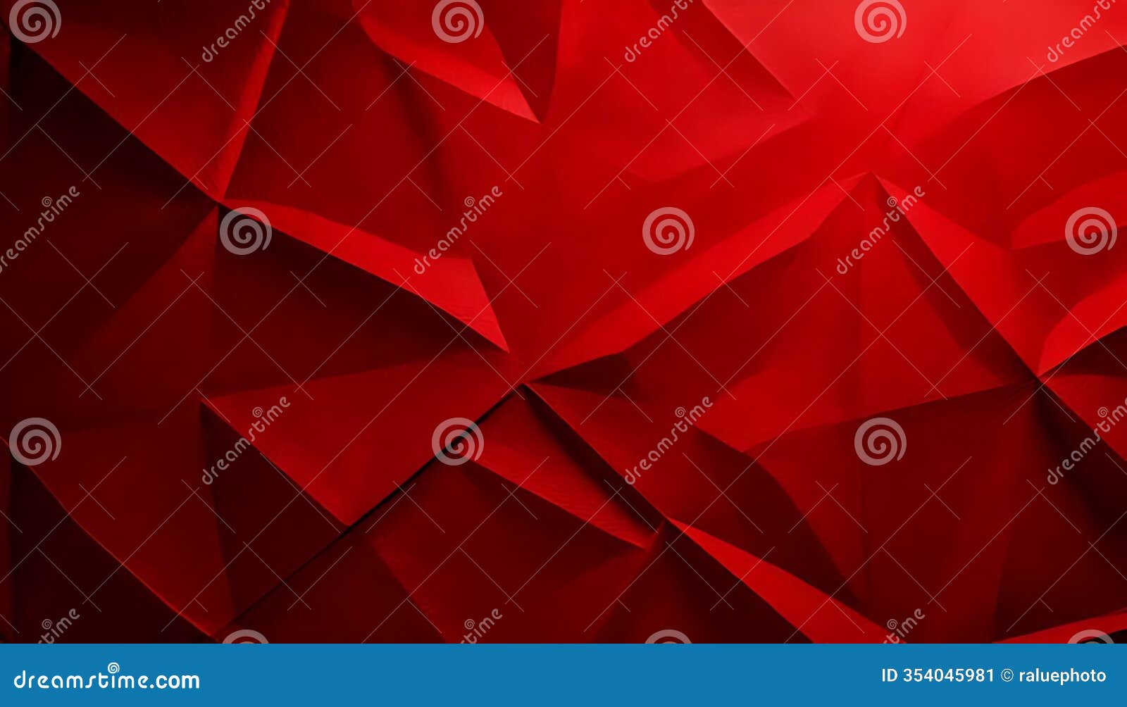 A Complex, Red, Angular Structure Featuring Folded, Geometric Shapes ...