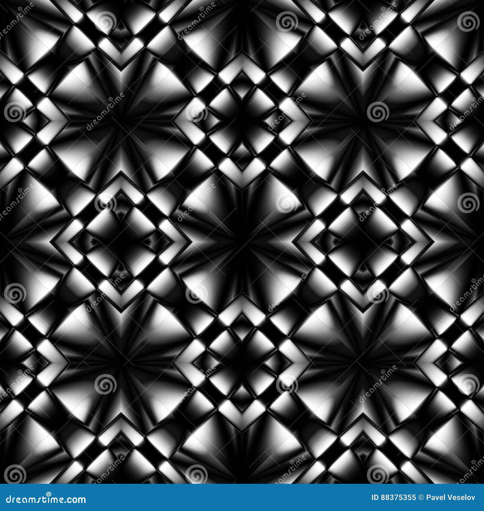 Complex Seamless Pattern of Rhombuses Stock Vector - Illustration of ...