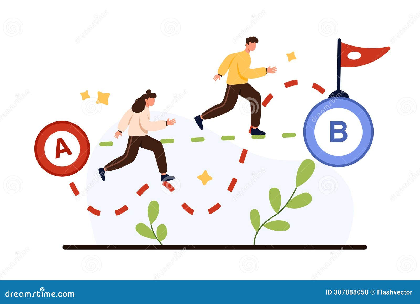 Complex and Simple Ways To Solve Business Problems, Tiny People Running ...