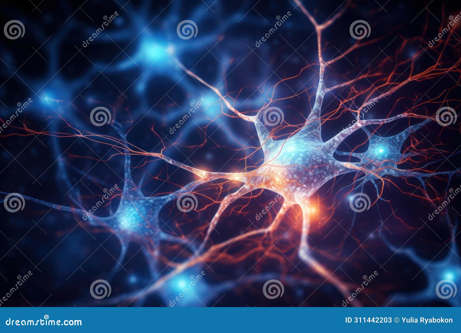 Complex Single Neuron Synapses. Generate Ai Stock Image - Image of ... Complex Single Neuron Synapses. Generate Ai Stock Image - Image of ...