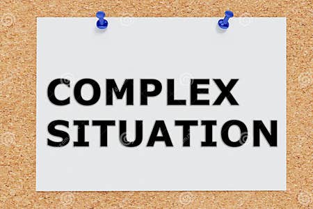 Complex Situation concept stock illustration. Illustration of balance ...