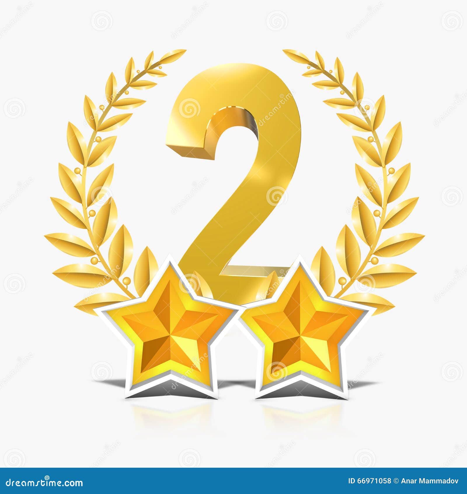 Complex 2 Star Class Seal or Badge Stock Illustration - Illustration of ...