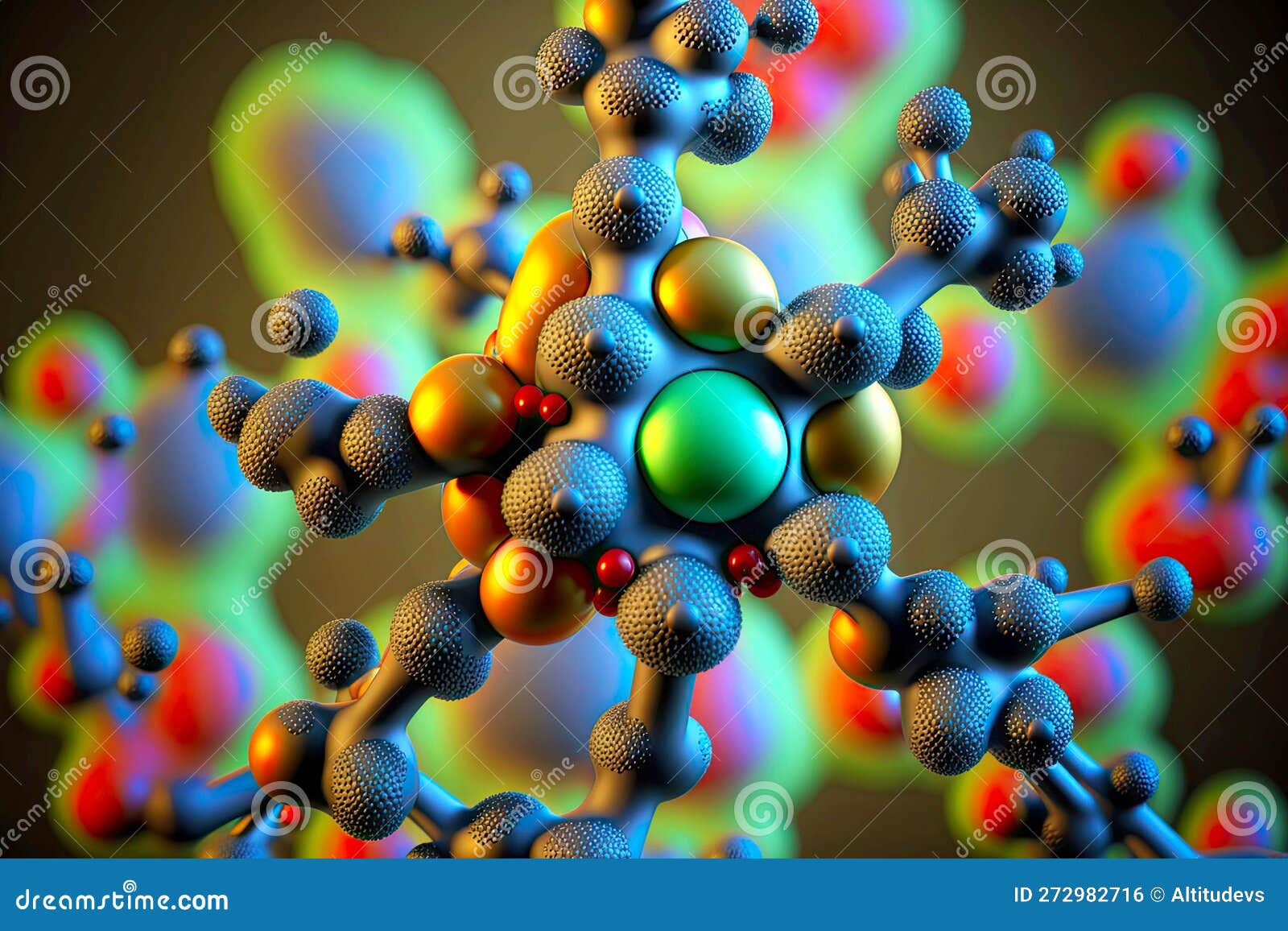Complex and Strong Connected Chains in Structure of Molecule Closeup ...