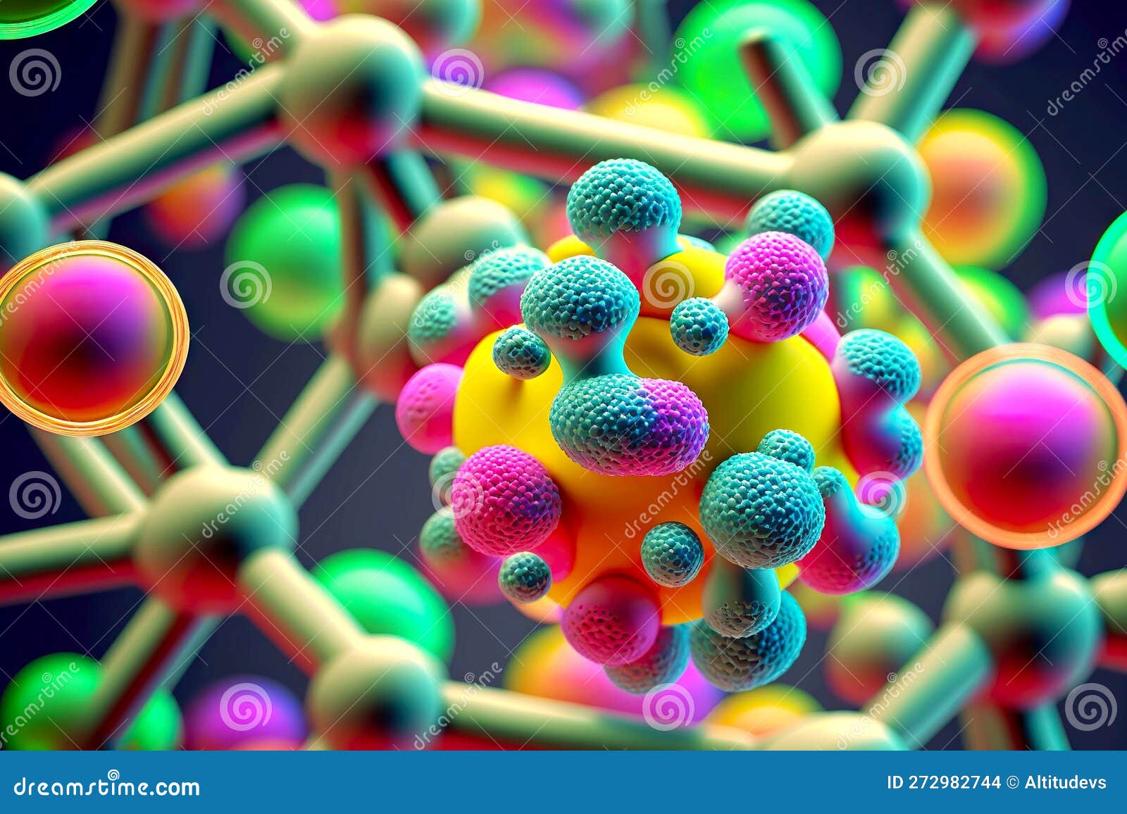 Complex and Strong Connected Chains in Structure of Molecule Closeup ...