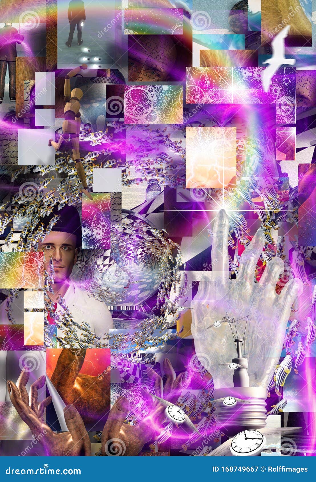 Vortex of Life stock illustration. Illustration of lightbulb - 168749667