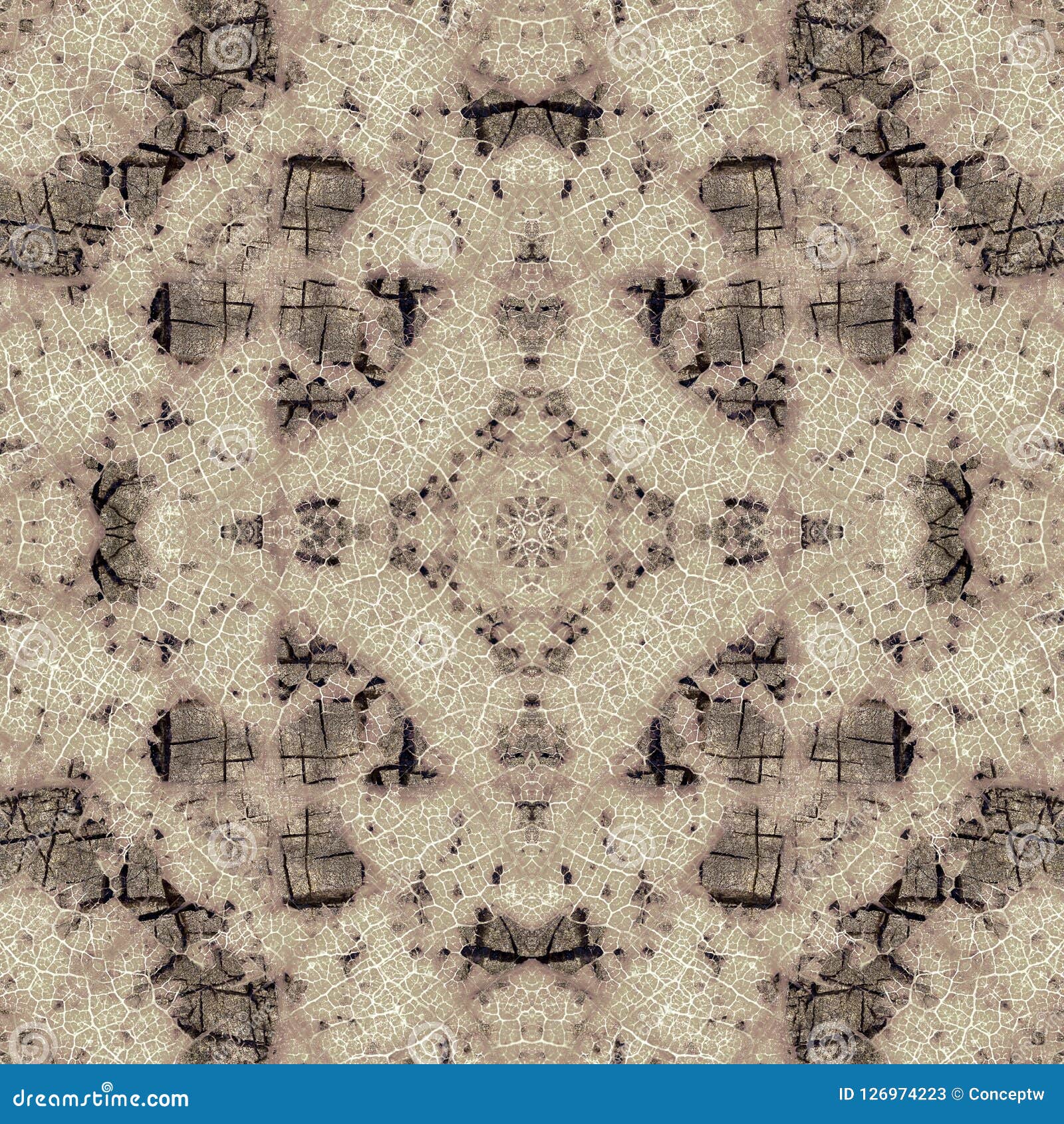 Complex Symmetrical Seamless Pattern Stock Image - Image of pattern ...
