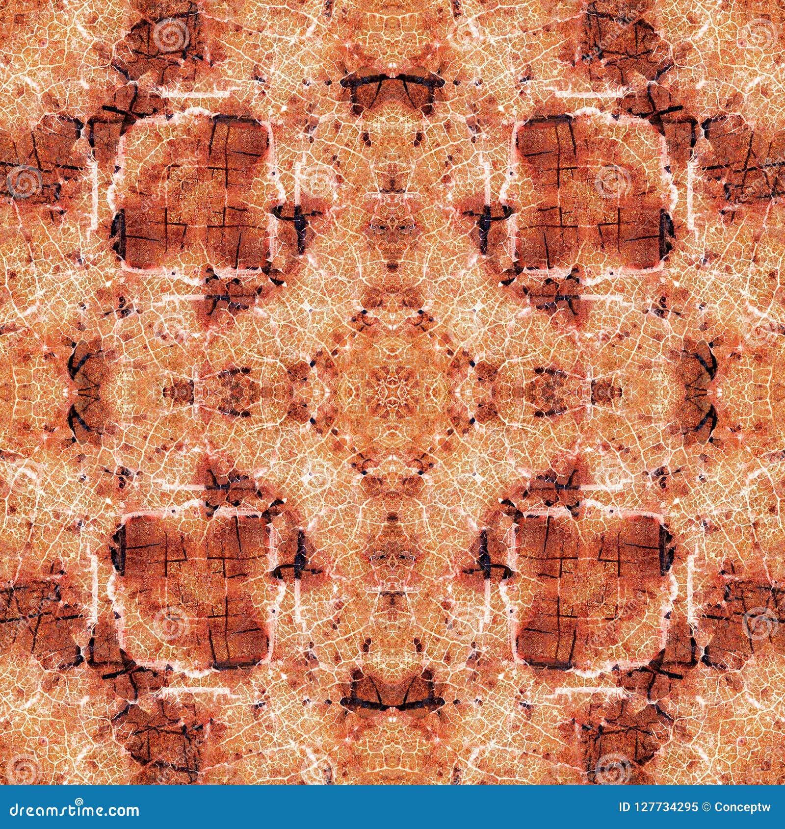 Complex Symmetrical Seamless Pattern Stock Image - Image of seamless ...