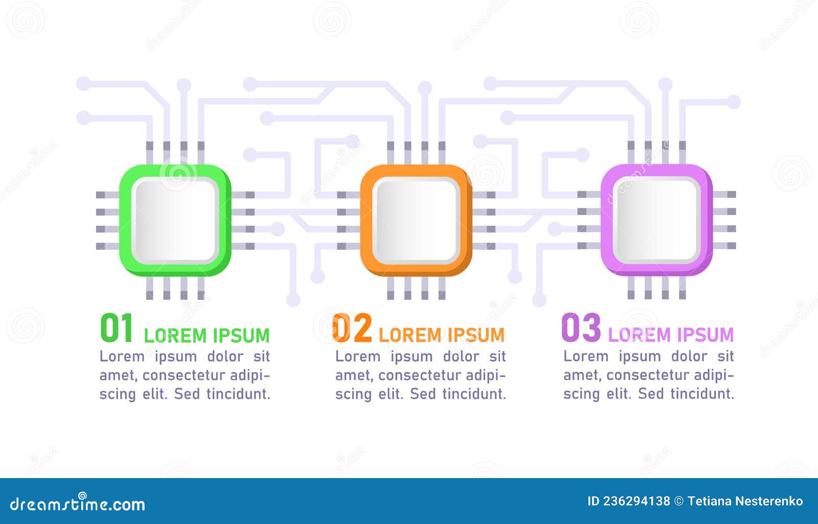 Complex Technologies Infographic Chart Design Template Stock Vector ...
