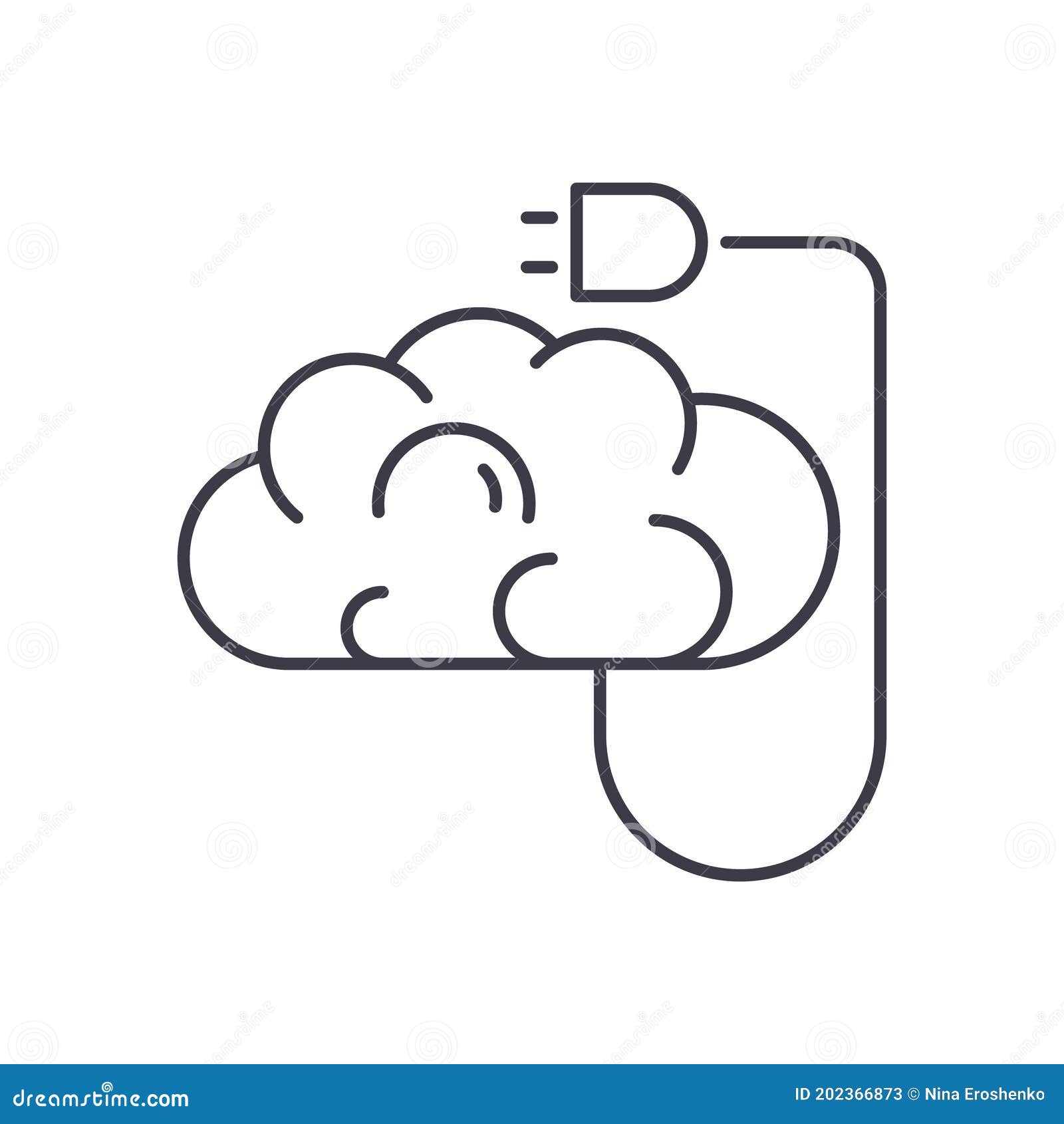 Complex Thinking Icon, Linear Isolated Illustration, Thin Line Vector ...