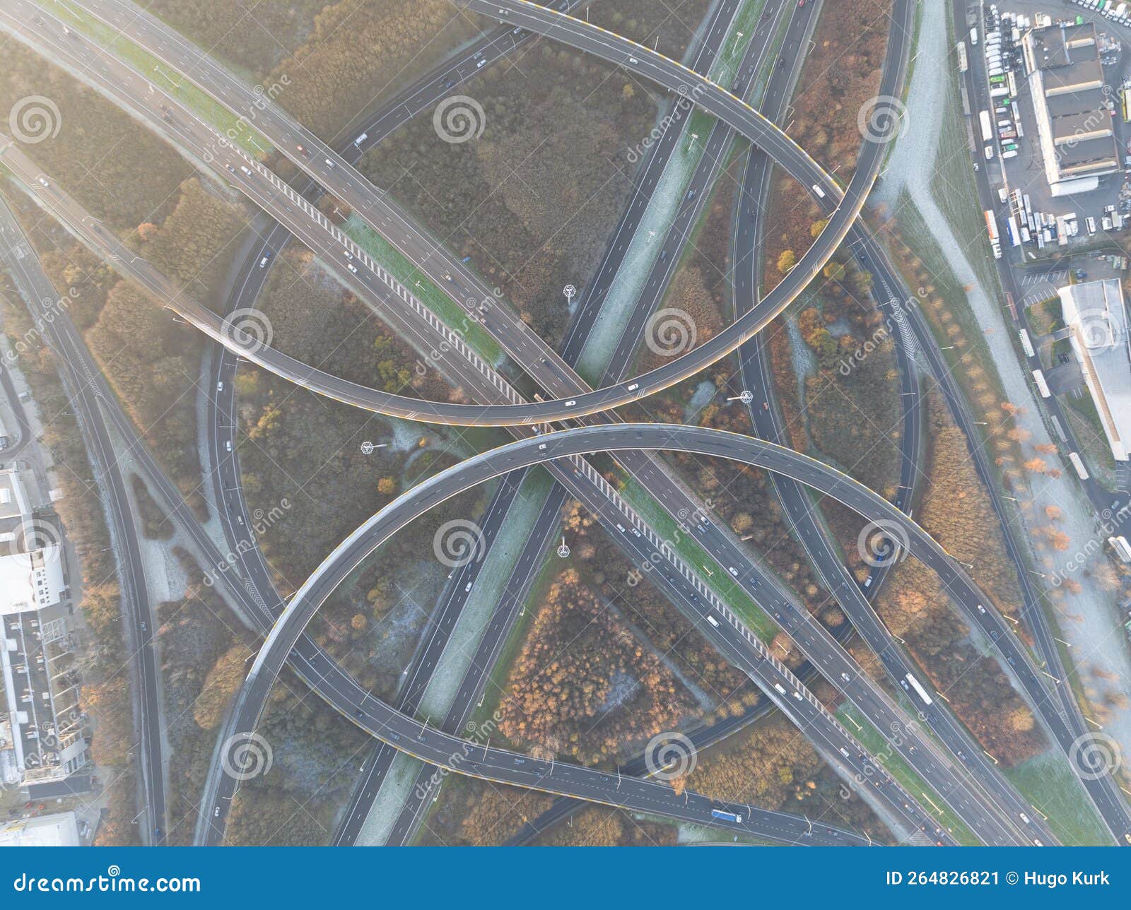 Complex Traffic Intersection Roundabout. Symbolic for Choice, Direction ...