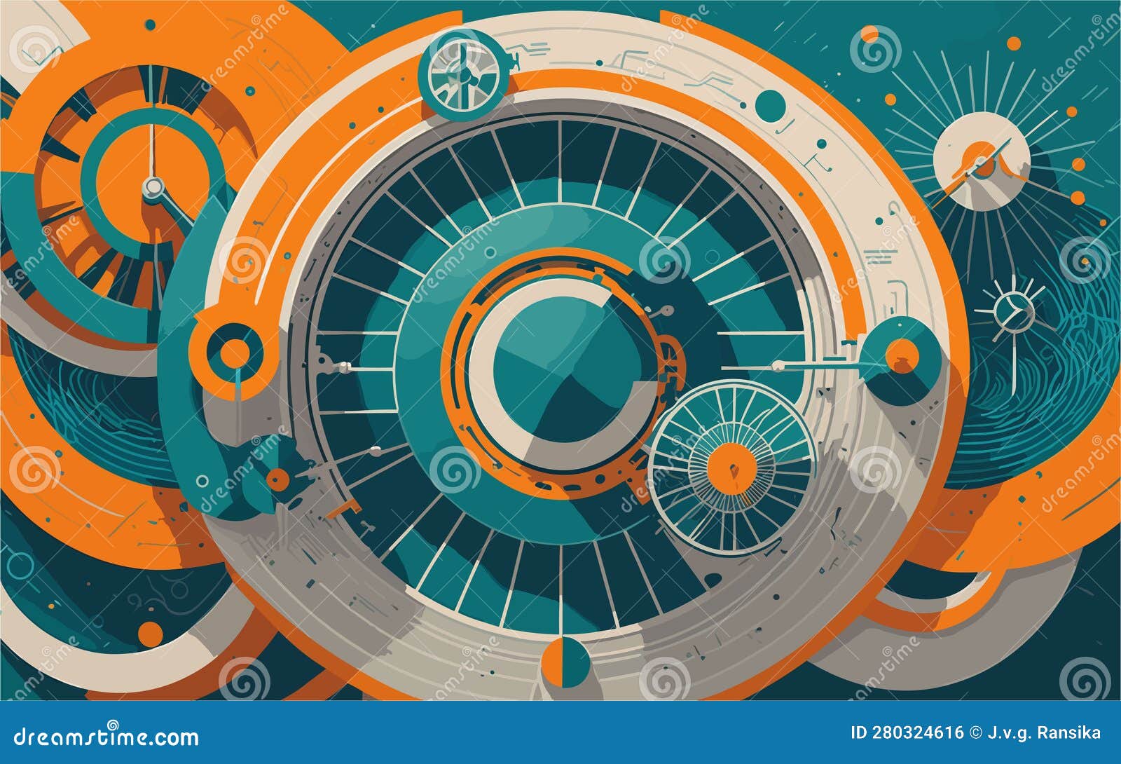 Complex Vector-style Background Image Inspired by the Concept of ...