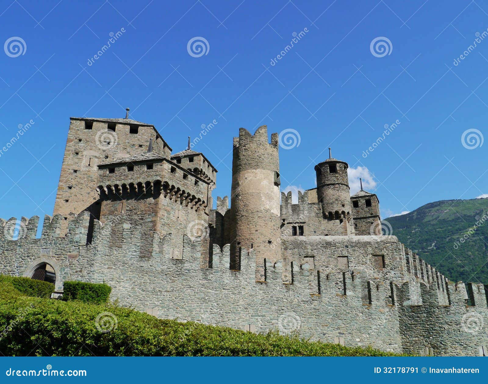 The Complex of the Venis Castle Stock Image - Image of defensive ...