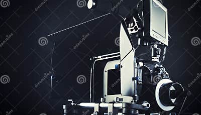 Complex video camera stock photo. Image of display, bright - 21834016