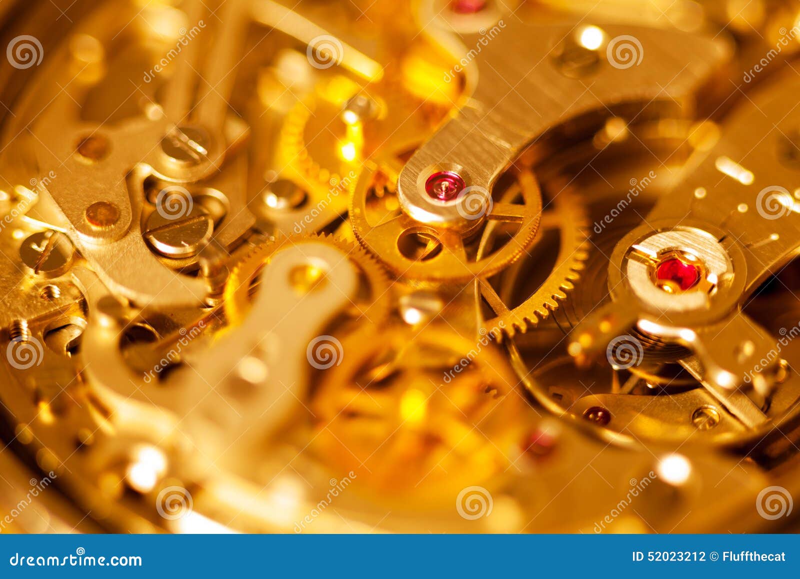 Complex Watch Movement Close-up Stock Photo - Image of clock, beautiful ...