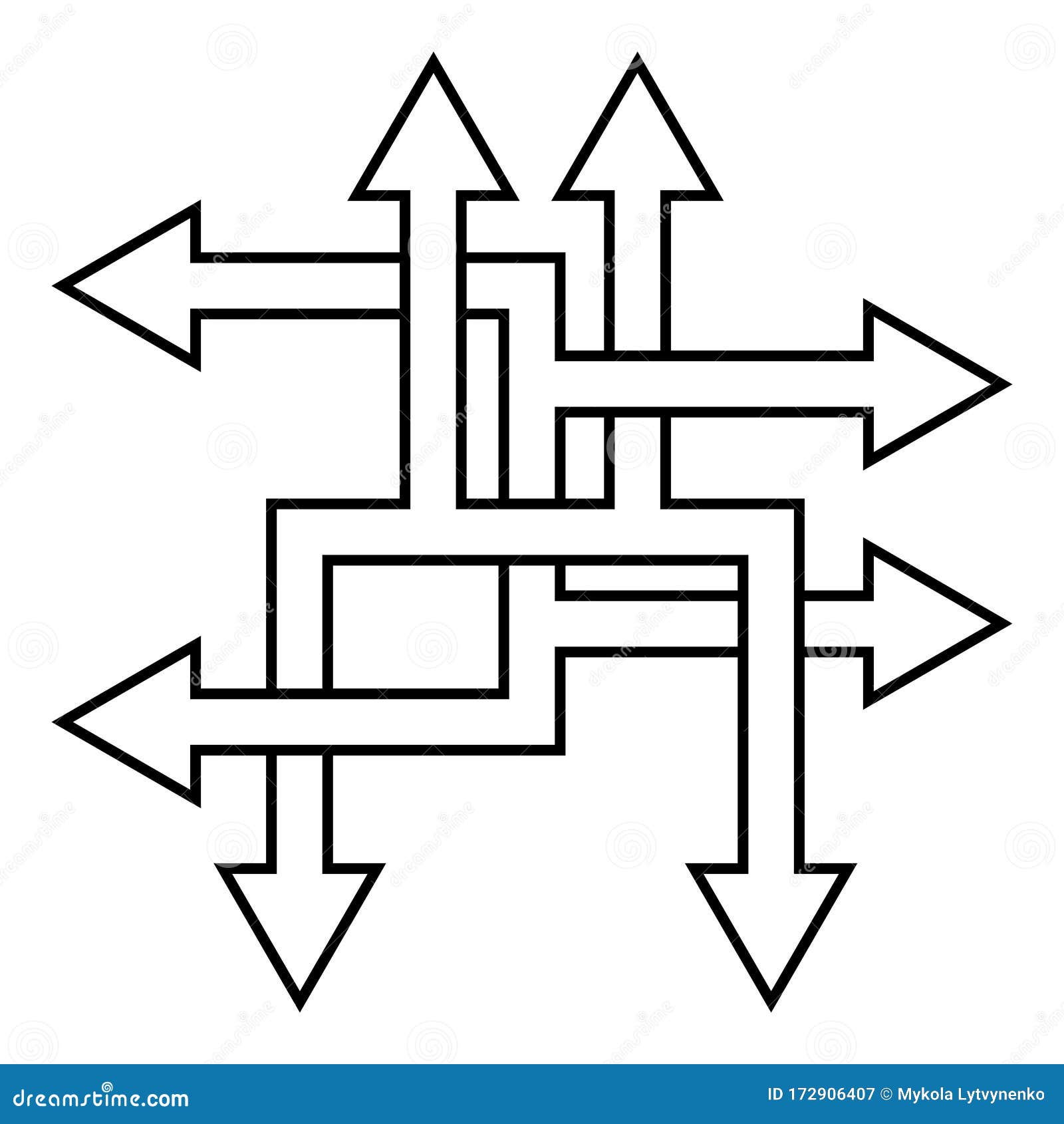 Complex Ways Solve Complex Problems, Vector Arrow Direction Path Symbol ... Complex Ways Solve Complex Problems, Vector Arrow Direction Path Symbol ...