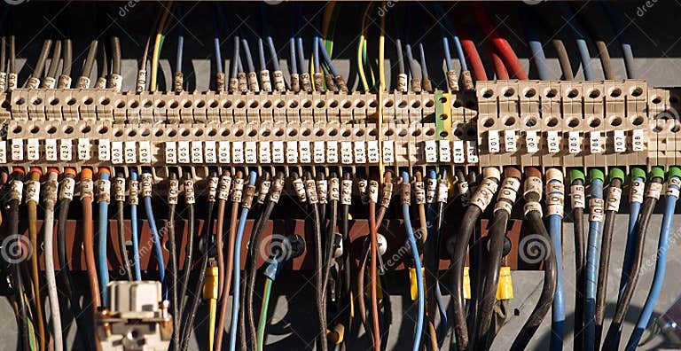 Complex Wire Connections stock image. Image of circuit - 18374019