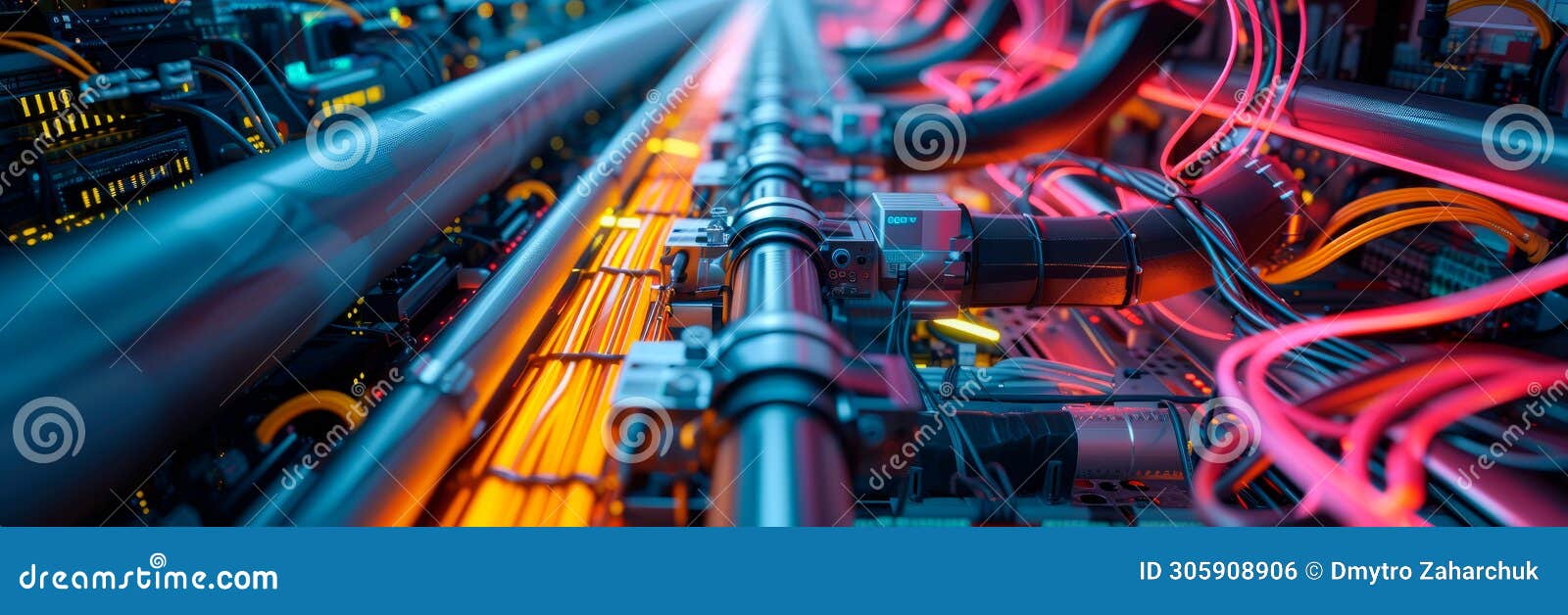 Complex Wiring and Connections between Battery Cells on an Electric ...