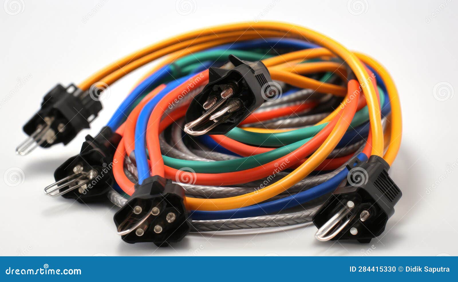 Complex Wiring Harness for the Car Building Industry Stock Illustration ...