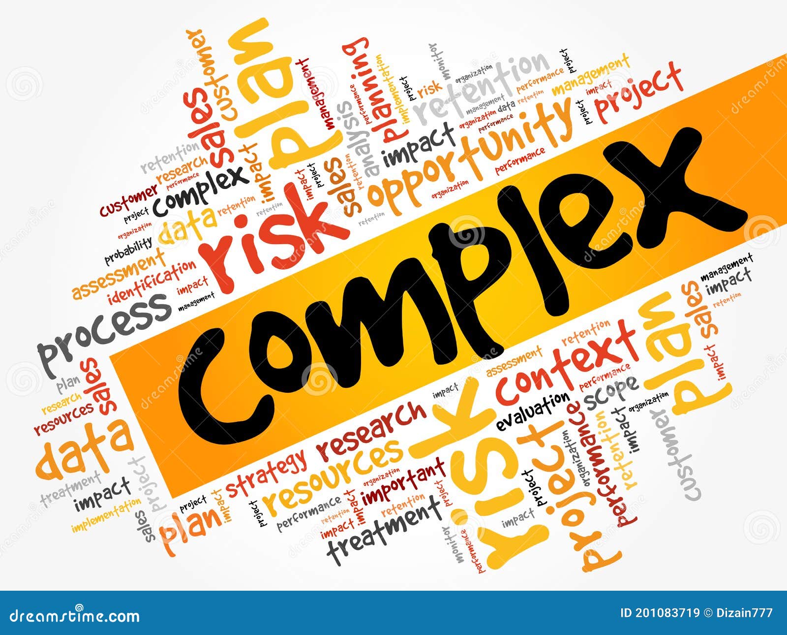 Complex word cloud stock illustration. Illustration of construction ...
