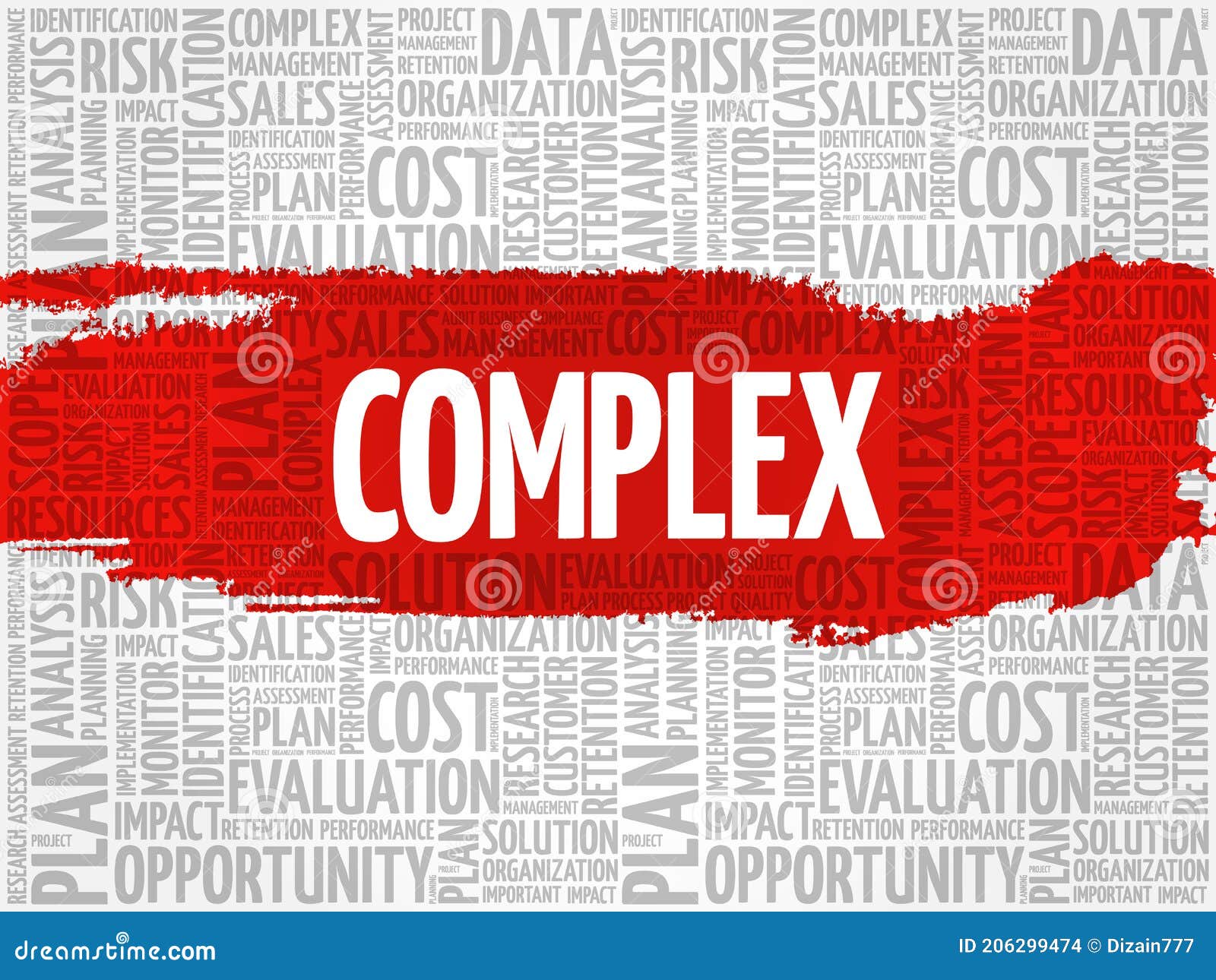 Complex word cloud stock illustration. Illustration of chart - 206299474