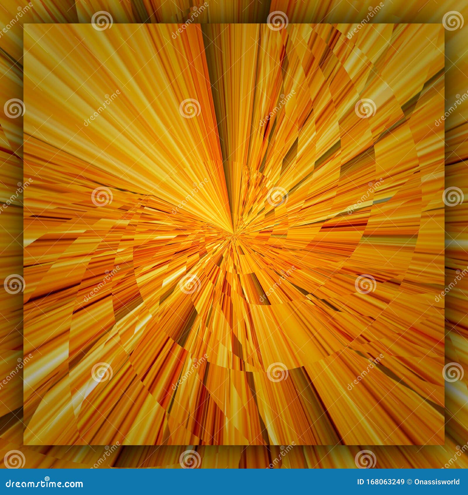 Complex Yellow Gold Abstract Art Background Stock Illustration ...
