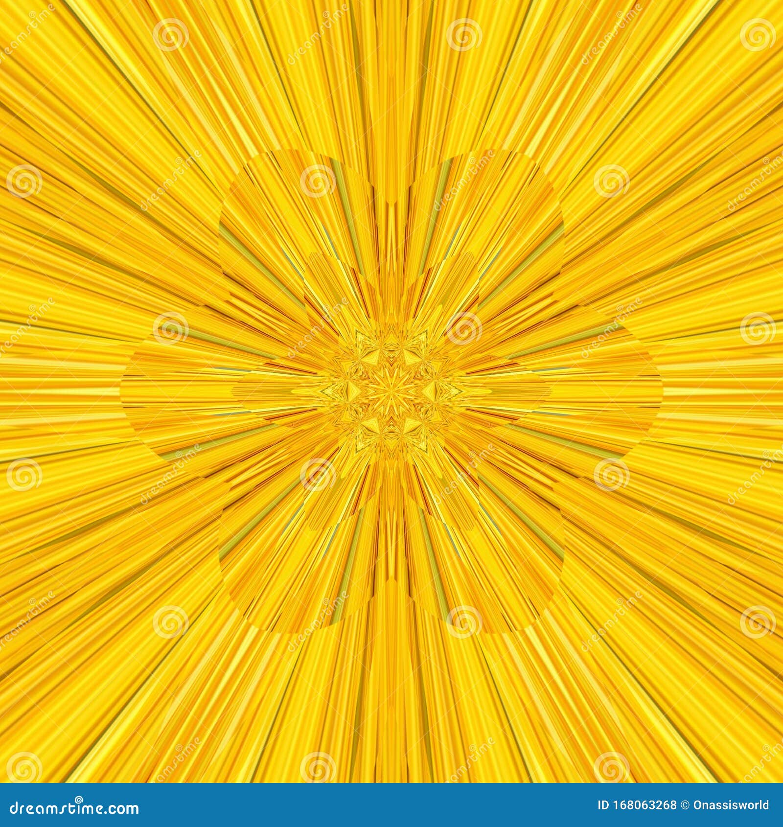 Complex Yellow Gold Abstract Art Background Stock Illustration ...