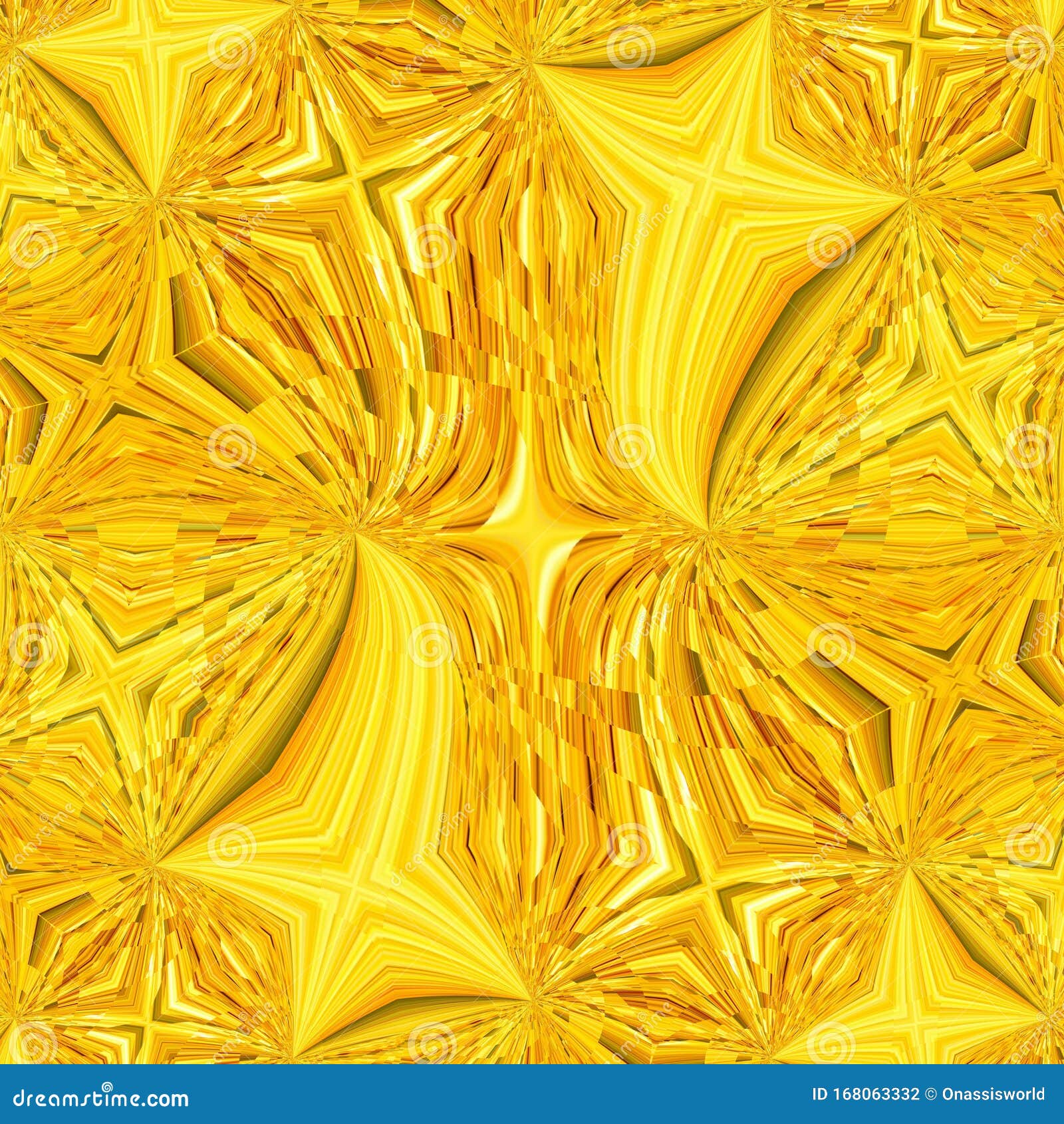 Complex Yellow Gold Abstract Art Background Stock Illustration ...