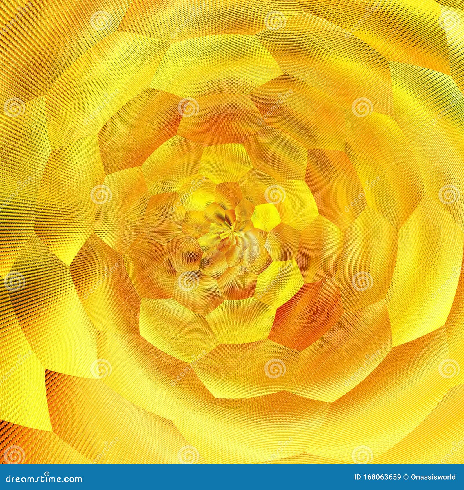 Complex Yellow Gold Abstract Art Background Stock Illustration ...