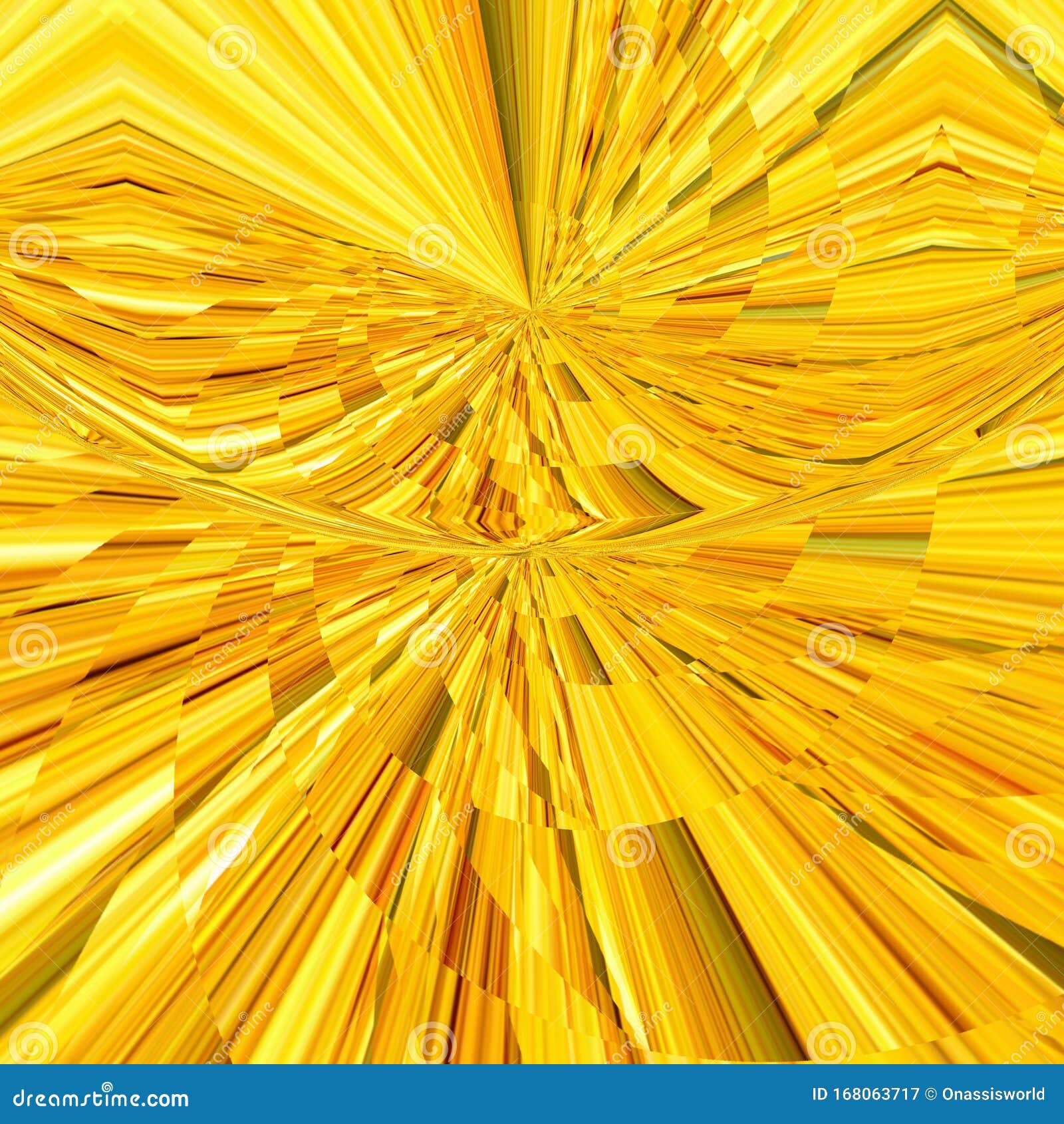 Complex Yellow Gold Abstract Art Background Stock Illustration ...