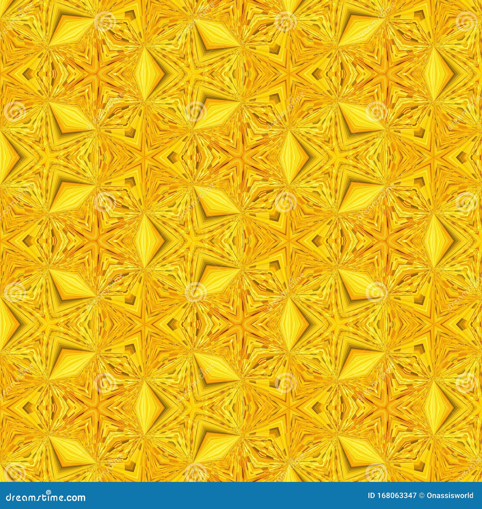 Complex Yellow Gold Abstract Art Background Stock Illustration ...