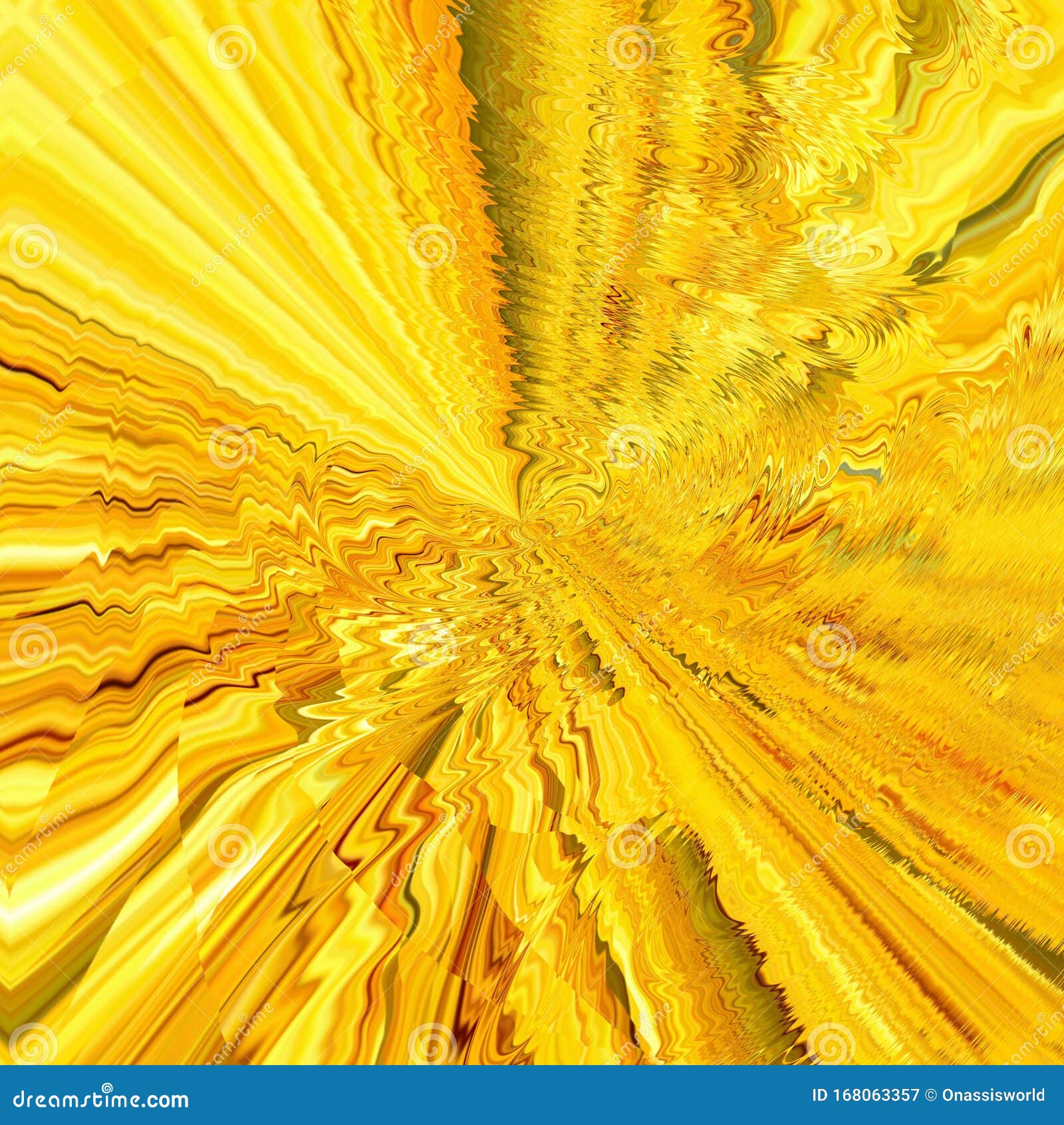 Complex Yellow Gold Abstract Art Background Stock Illustration ...