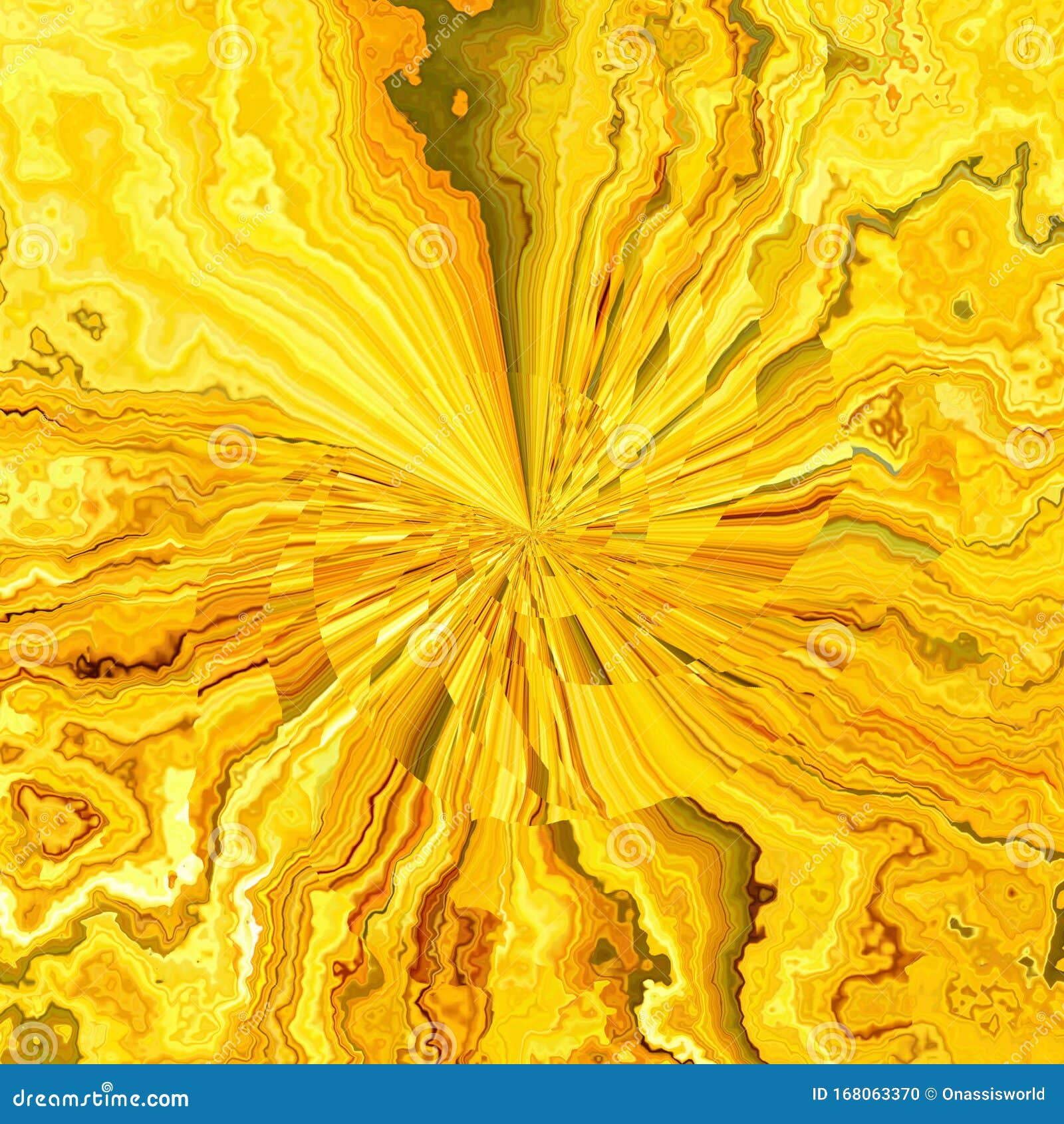 Complex Yellow Gold Abstract Art Background Stock Illustration ...