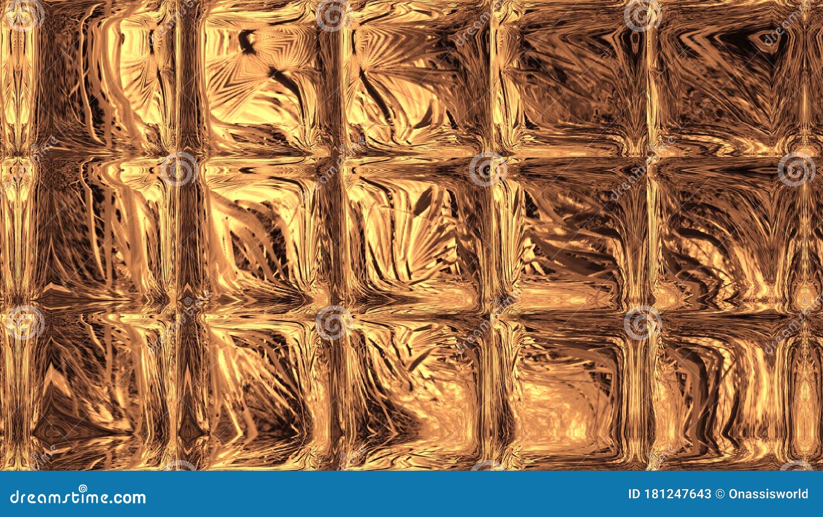 Complex Yellow Gold Abstract Shades Shapes and Blurs Background Stock ...