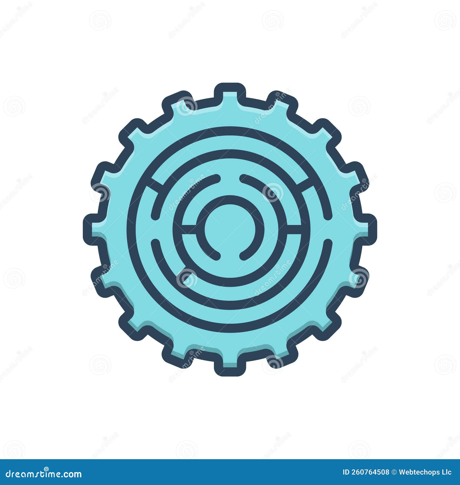 Color Illustration Icon for Complexity, Labyrinth and Maze Stock ...