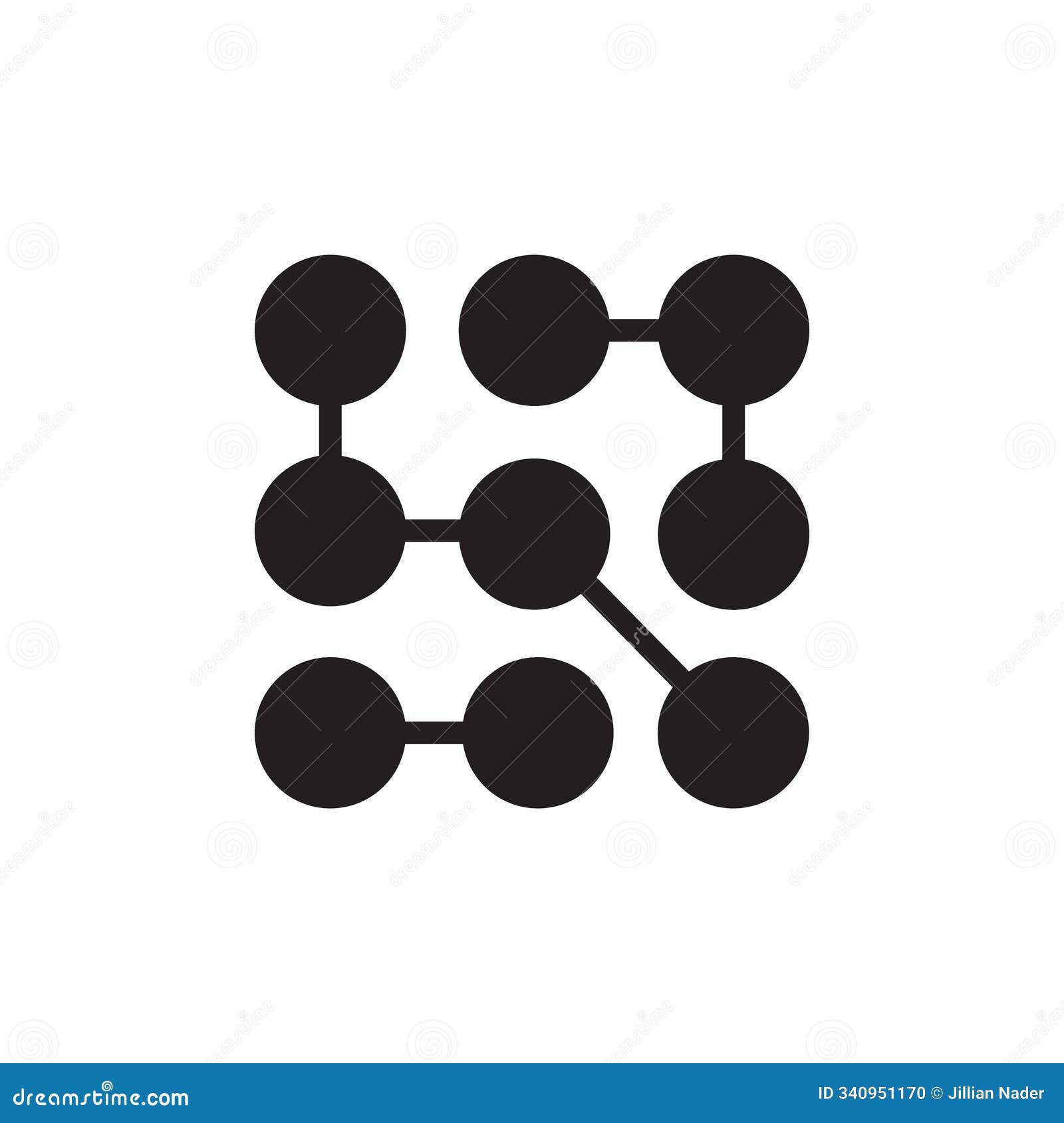 Complexity Icon Black Line Art Vector Logo | CartoonDealer.com #330201140