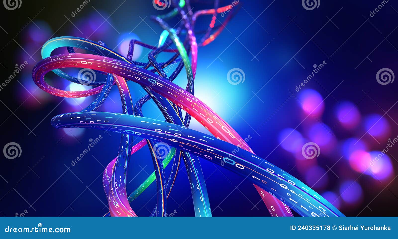 Complexity Of Information Flows. Weaving Encoded Data. Binary Code ...