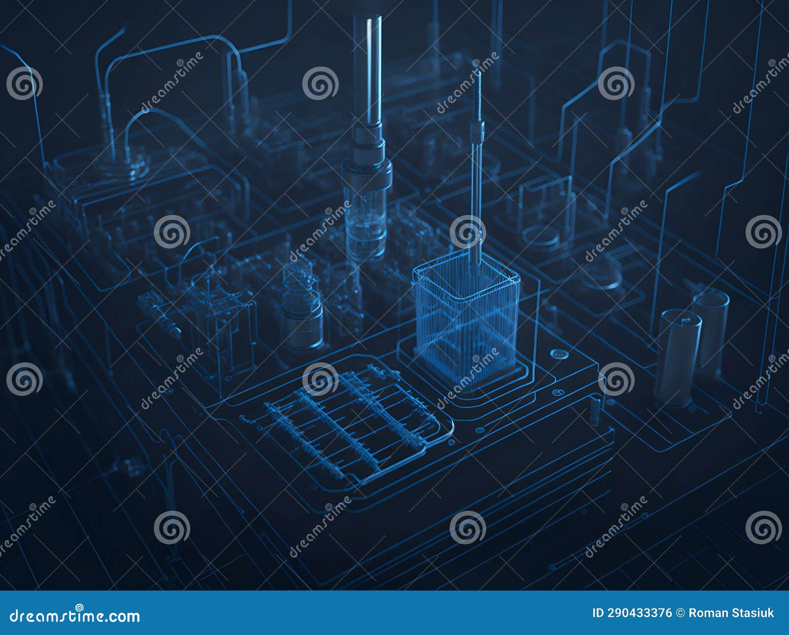 Complexity of Laboratory Equipment with a Close-up Shot of a Mass ...