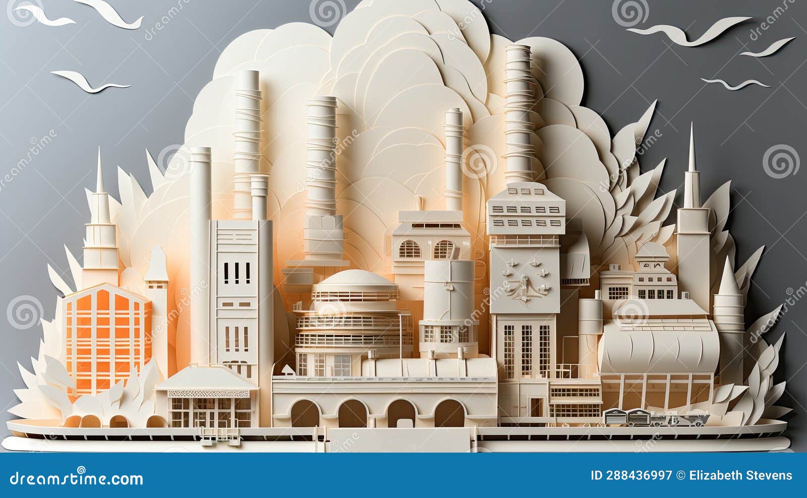 The Complexity of Modern Manufacturing Stock Illustration ...