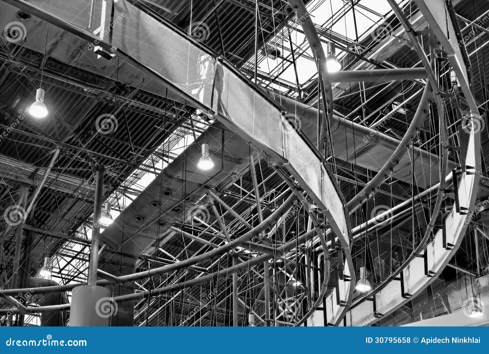 A complexity structure stock photo. Image of gray, industrial - 30795658