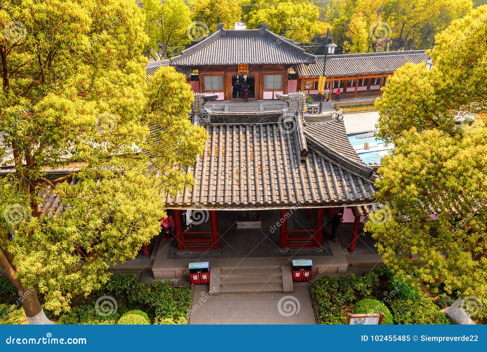 Complexo Do Templo De Bao'en Em Suzhou Imagem Editorial - Imagem de ...
