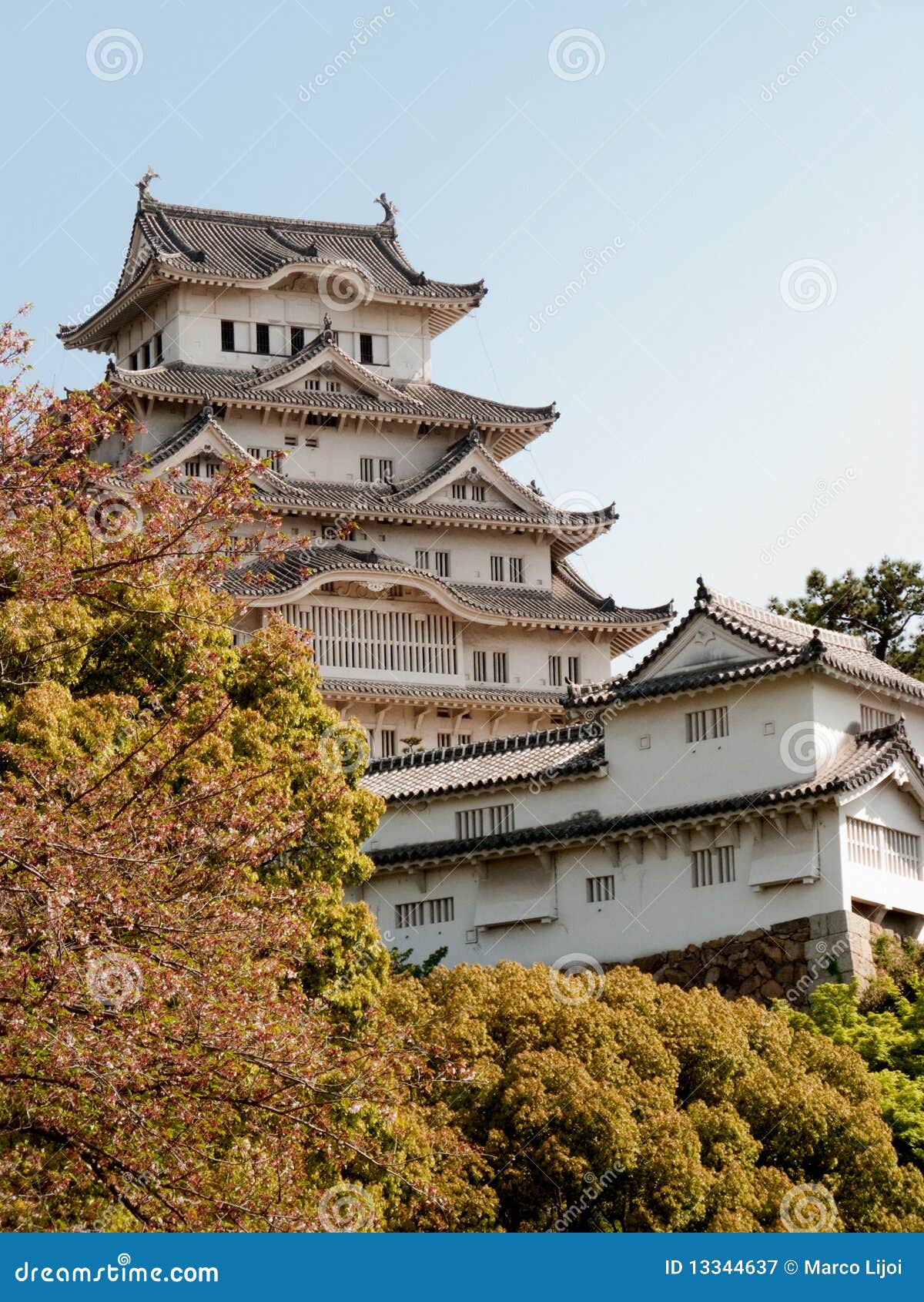 Complexo Principal Do Castelo De Himeji Imagem de Stock - Imagem de ...