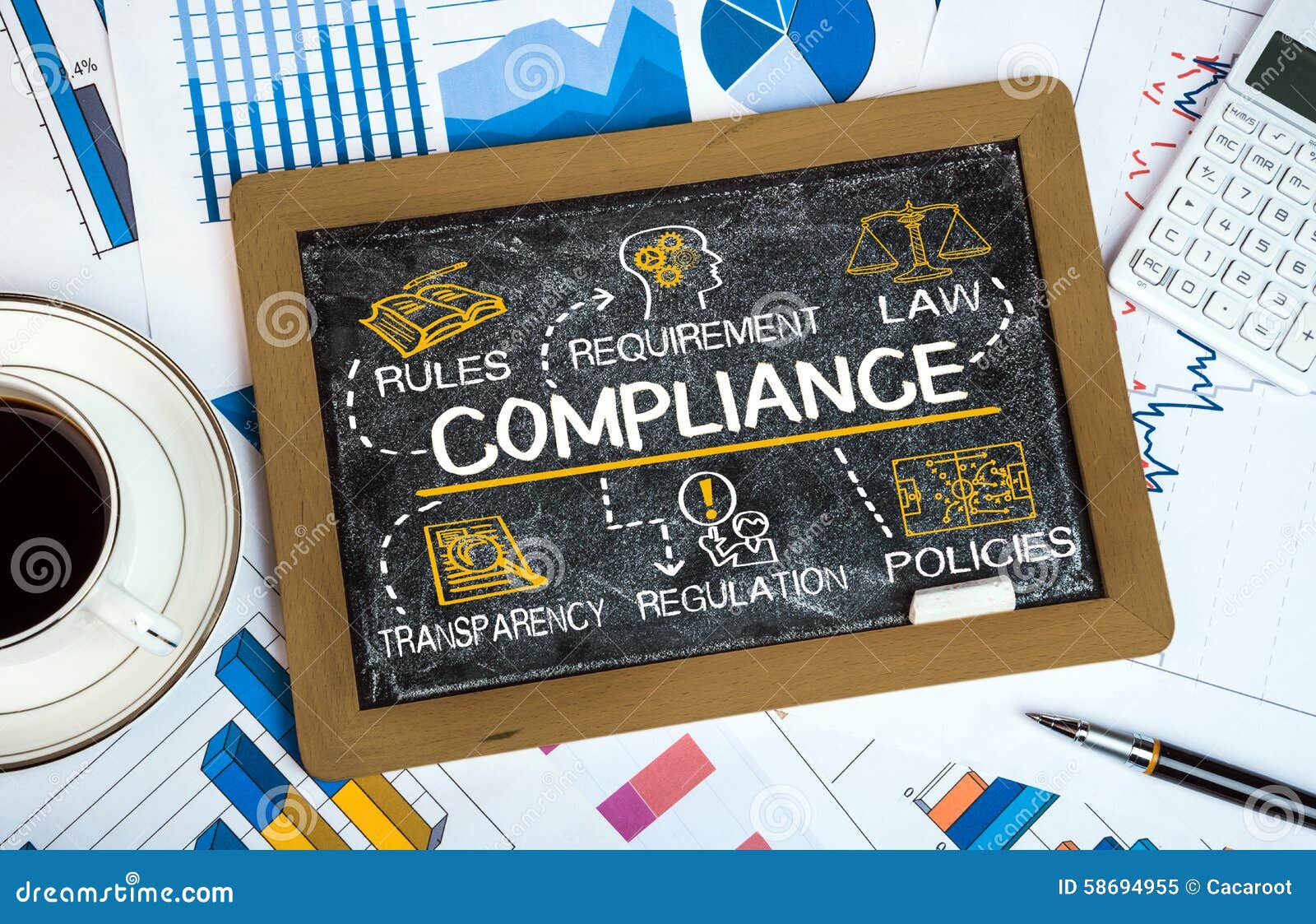 Compliance Concept with Business Elements Stock Image - Image of ...