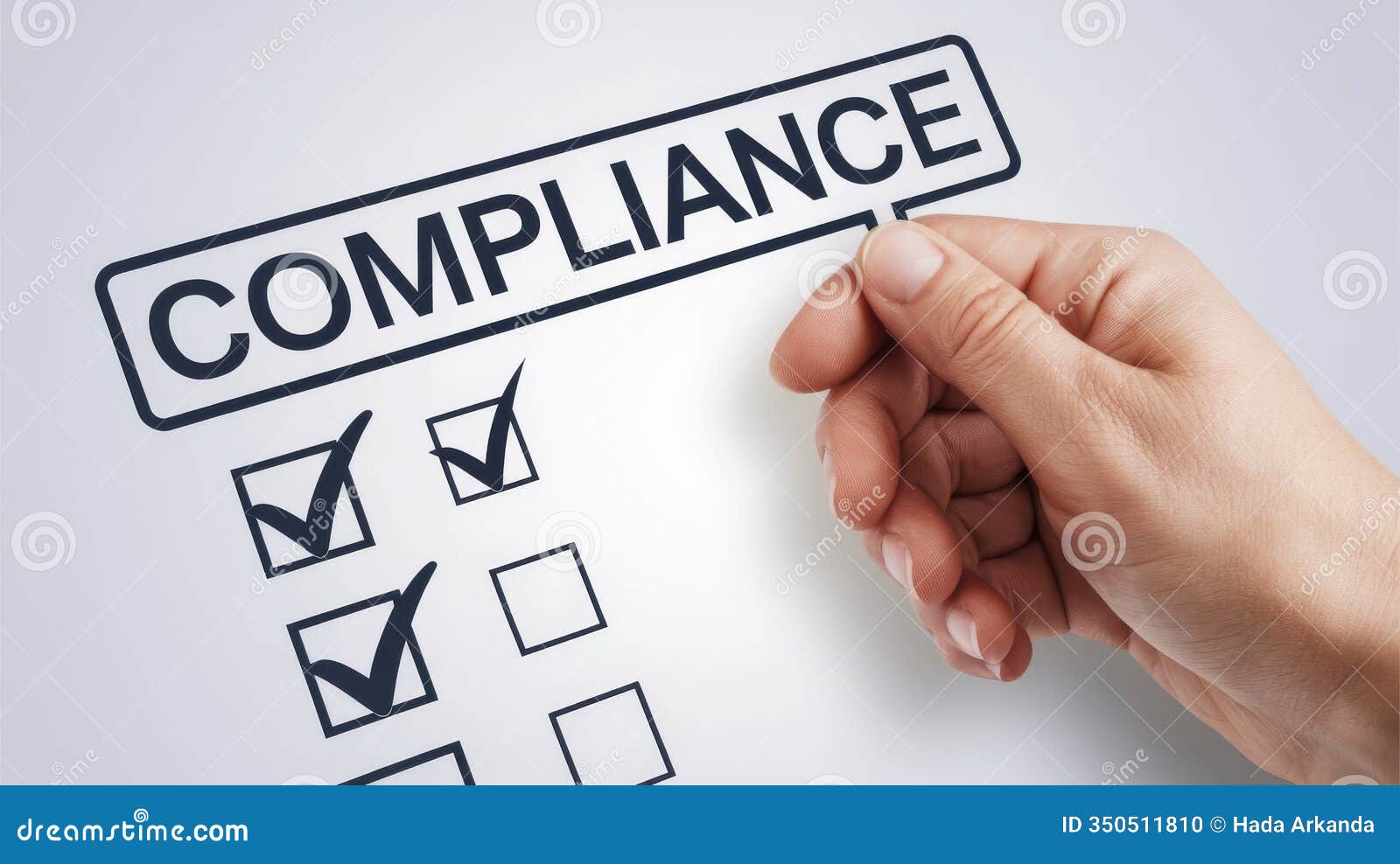 Compliance Concept Isolated on White Background, Symbolizing Rules ...