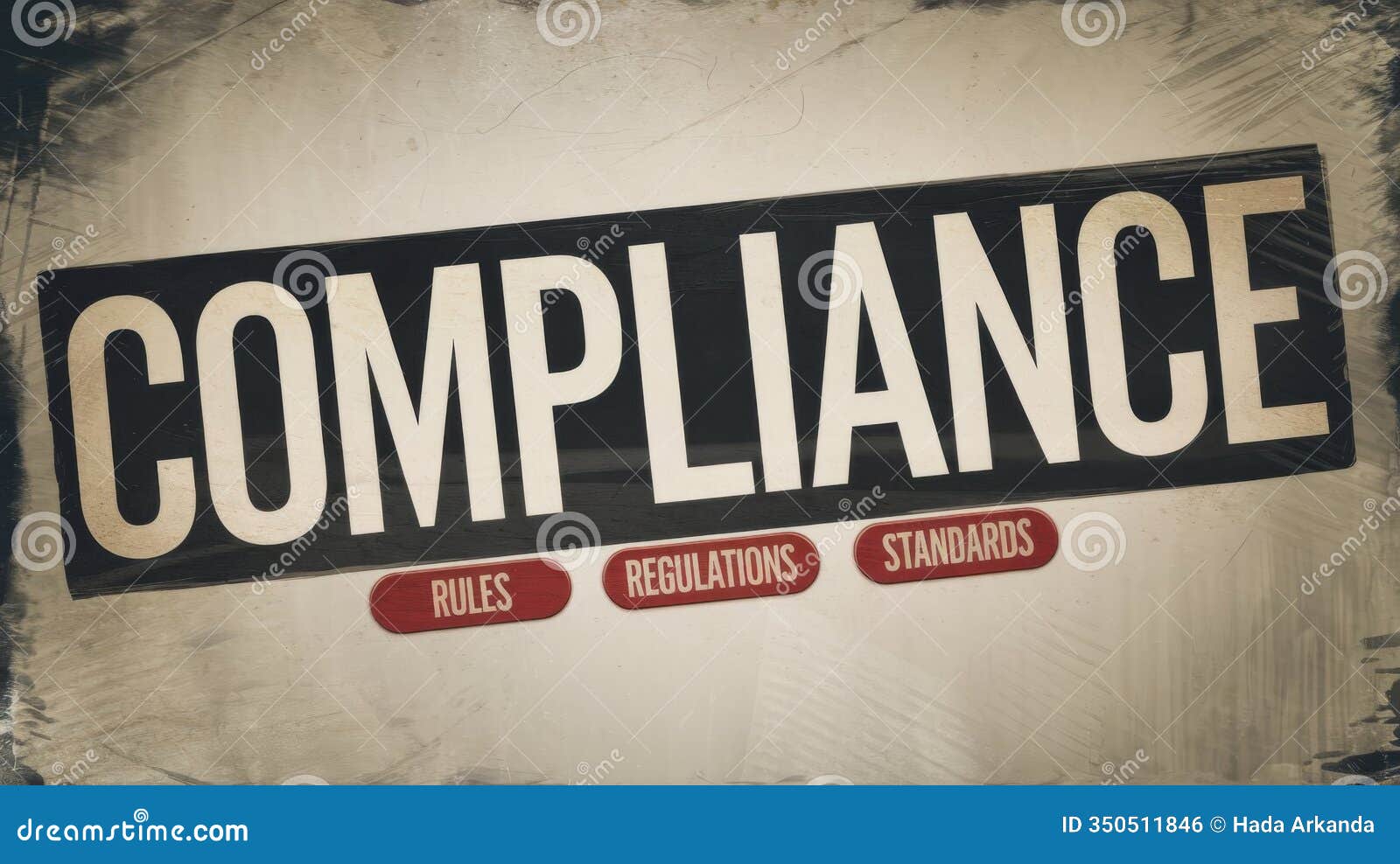 Compliance Concept Isolated on White Background, Symbolizing Rules ...