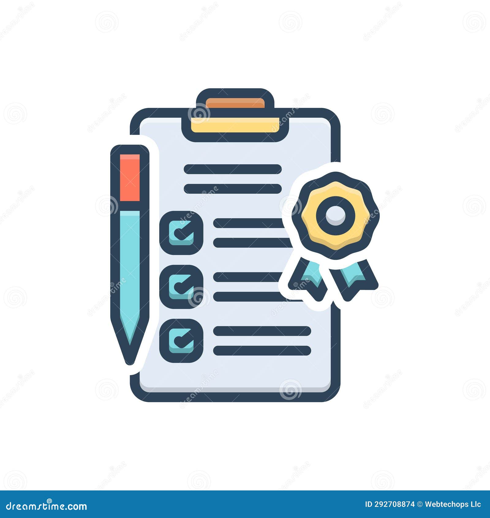 Color Illustration Icon for Compliance, Adherence and Regulation Stock ...
